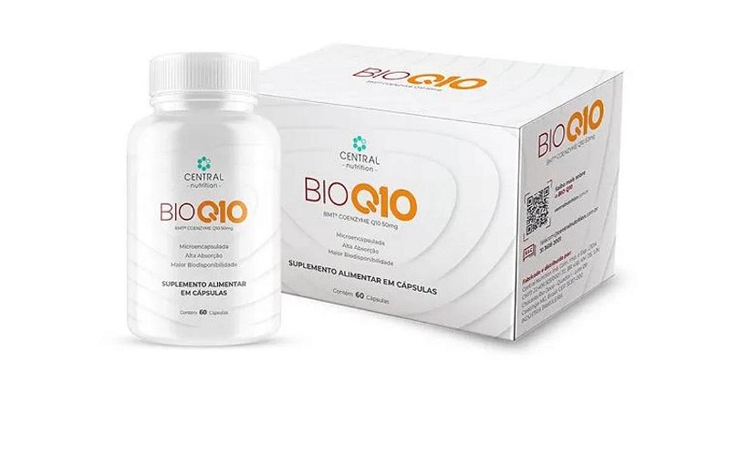 BIO Q10 - 60 Cápsulas - 50 mg - Caribé Nutrição e Saúde