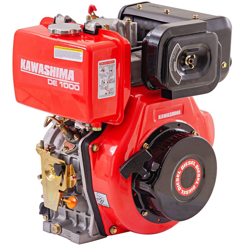 Motor Estacionário Kawashima DE1000 10 Hp 4 Tempos Diesel - Centro das ...