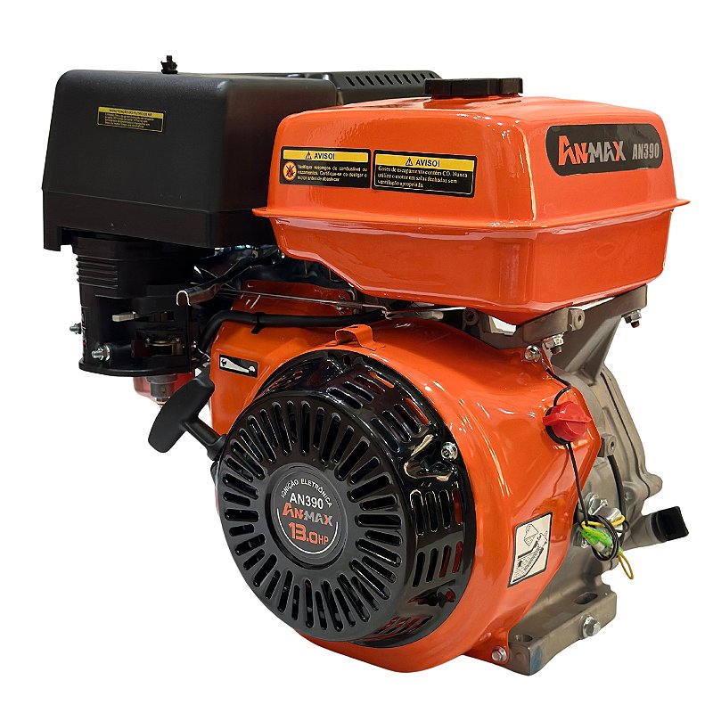 Motor Estacionário ANMAX AN390 13HP 4 Tempos 389cc À Gasolina 3600rpm - Centro das Máquinas ...