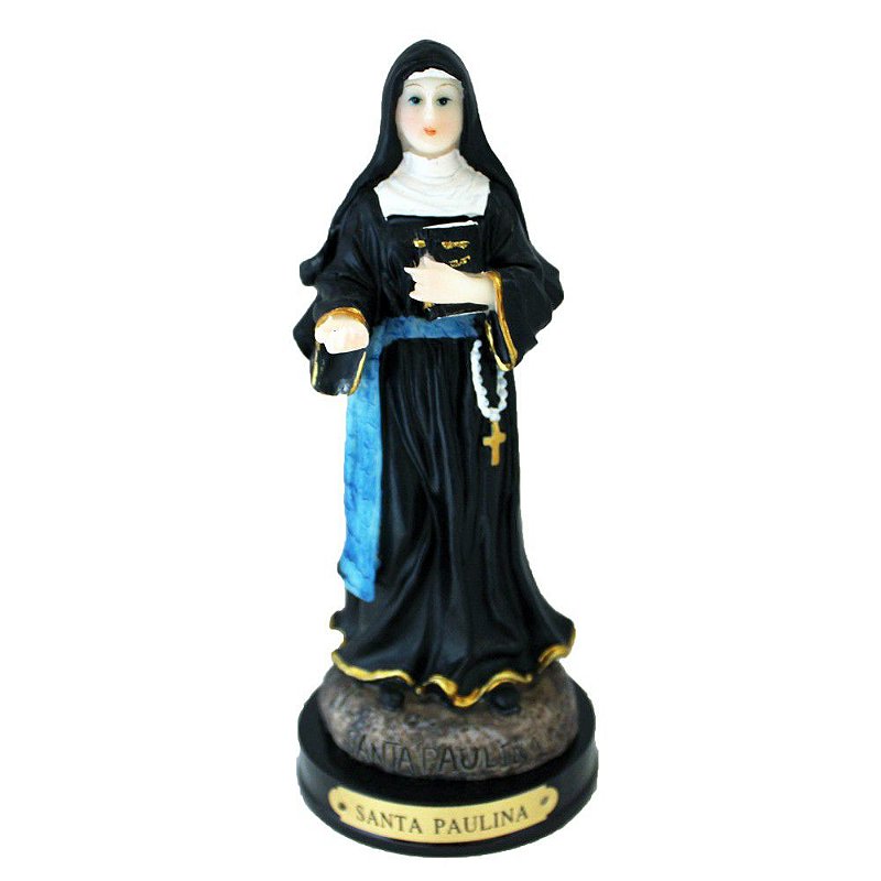 Imagem de Santa Paulina de Resina 14cm - Artigos Religiosos Gil e Jo