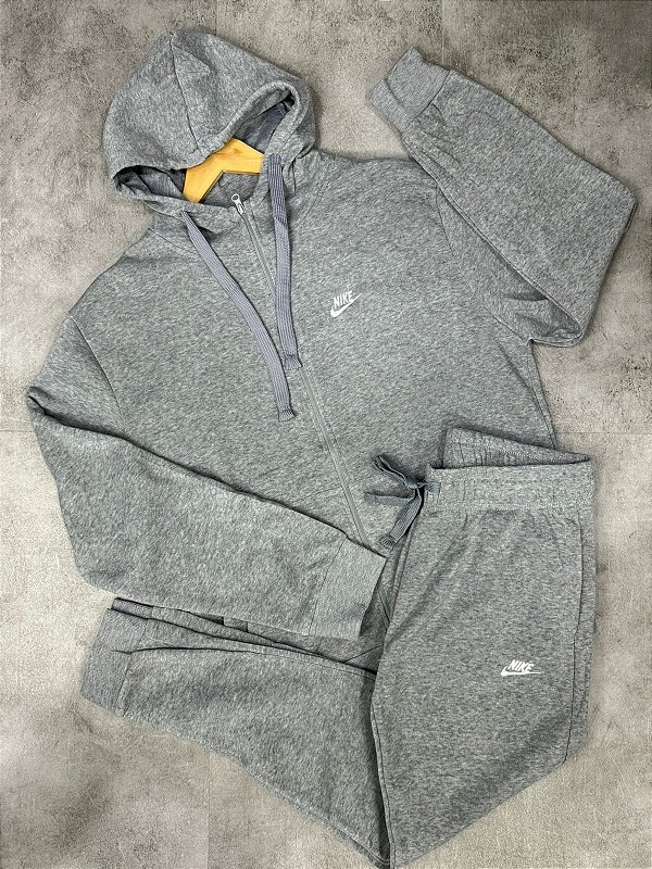 Conjunto Moletom Nike Club Unissex Cinza - DA FANATICOS - Os melhores ...