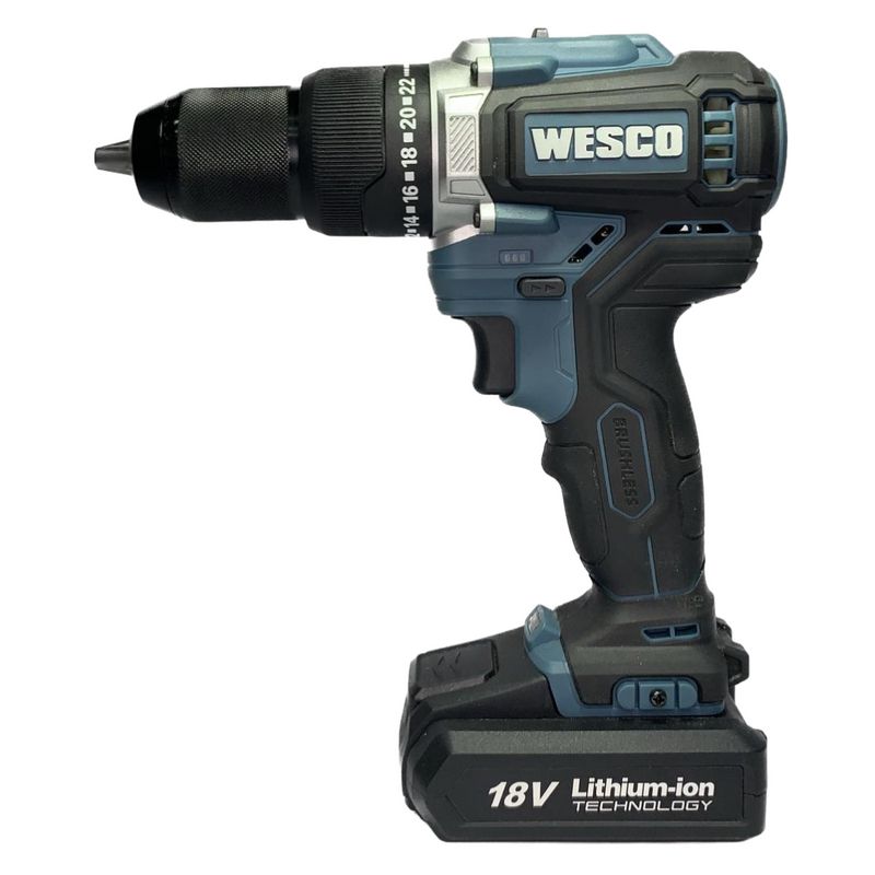 Parafusadeira Impacto Brushless 18V WESCO - ABRASHOP - Sua Loja de Abrasivos