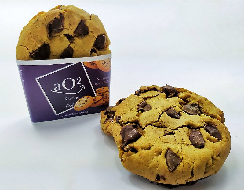 cookie - sobremesa prática - cookie tradicional com chocolate - cookie ...