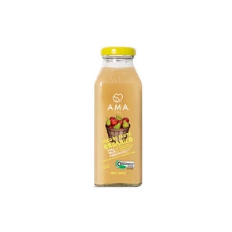Ama Suco de Maçã com Pera Orgânico 300ml - Ama - Fast Flash