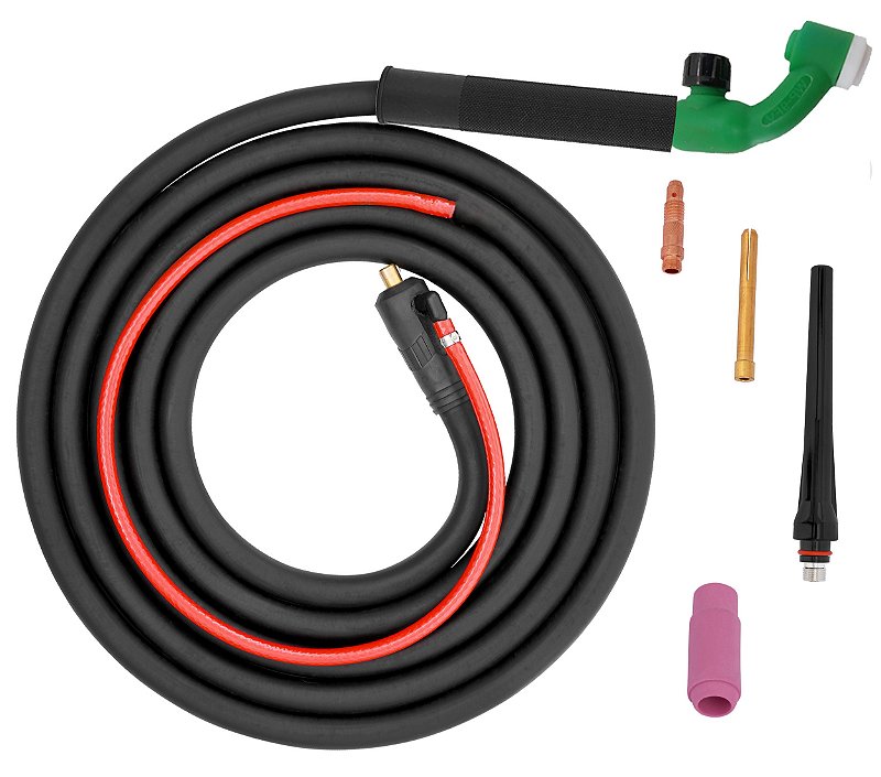 Tocha Tig Oximig Seca com Valvula Hw-26v 9mm Flexível Ts0 - Ferramentas MEP