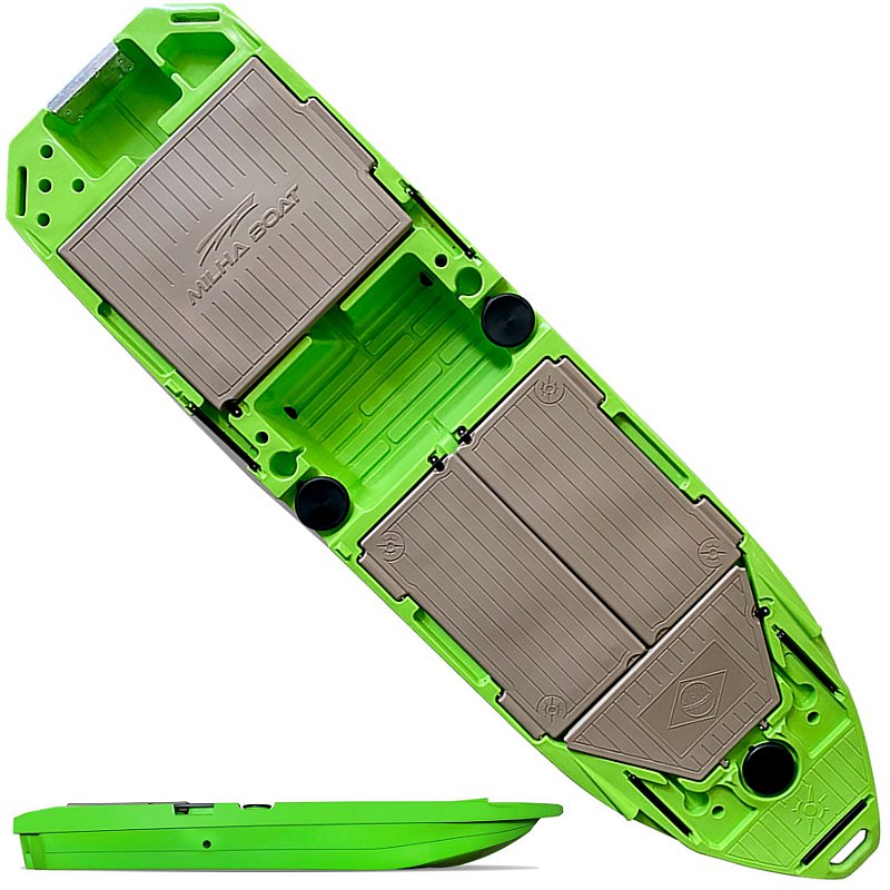 Super Caiaque Mine Barco Milha Náutica Milha Boat Verde Mn00 ...