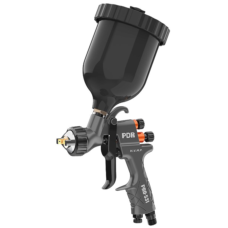 Pistola de Pintura Hvmp Pdr Pro-531p Bico 1,2mm 600ml Copo Preto P31p ...