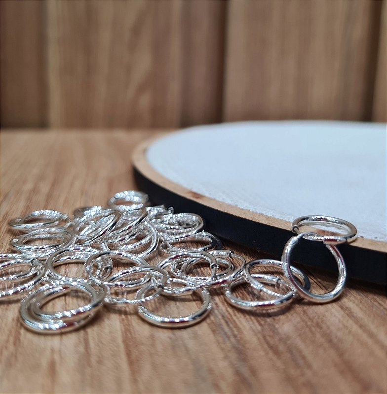 Argolas Lisa Prata 925 - 11mm - BPR100 - ZAROH JOIAS ATACADO