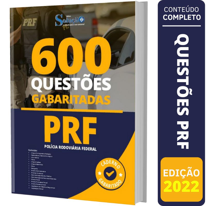 Apostila de Questões PRF - 600 Questões Gabaritadas - Polícia ...