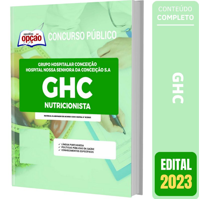 Apostila Concurso GHC RS - Nutricionista - Solução Concursos ...