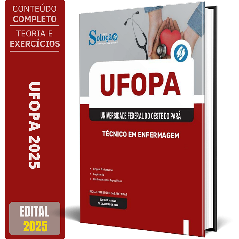 Apostila UFOPA 2025 - Técnico em Enfermagem - Solução Concursos ...