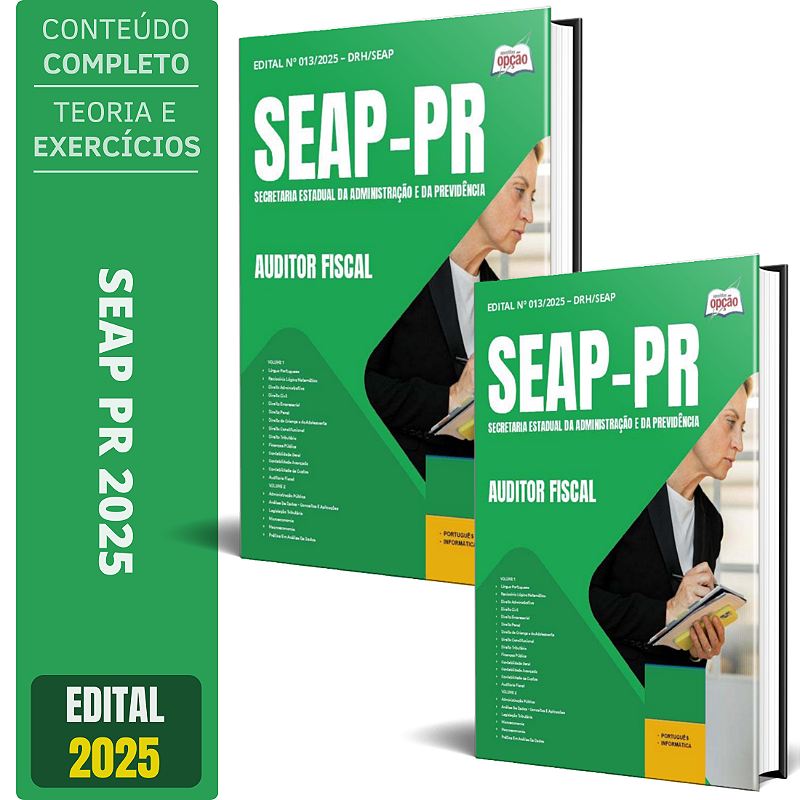 Apostila SEAP PR 2025 - Auditor Fiscal - Solução Concursos | Apostilas ...