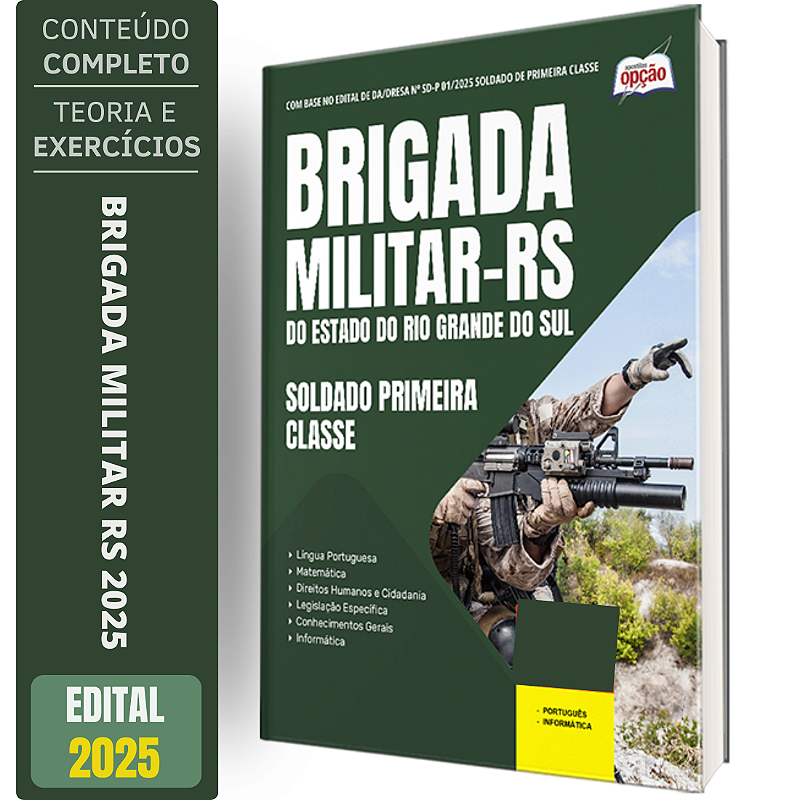 Apostila Brigada Militar RS 2025 - Soldado Primeira Classe - Solução ...