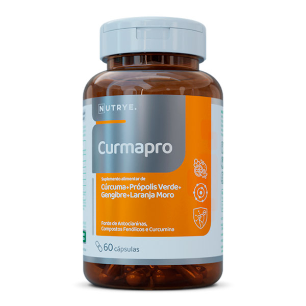 CurmaPro . Cúrcuma + Extrato de Própolis + Gengibre + Laranja Moro . 60 ...
