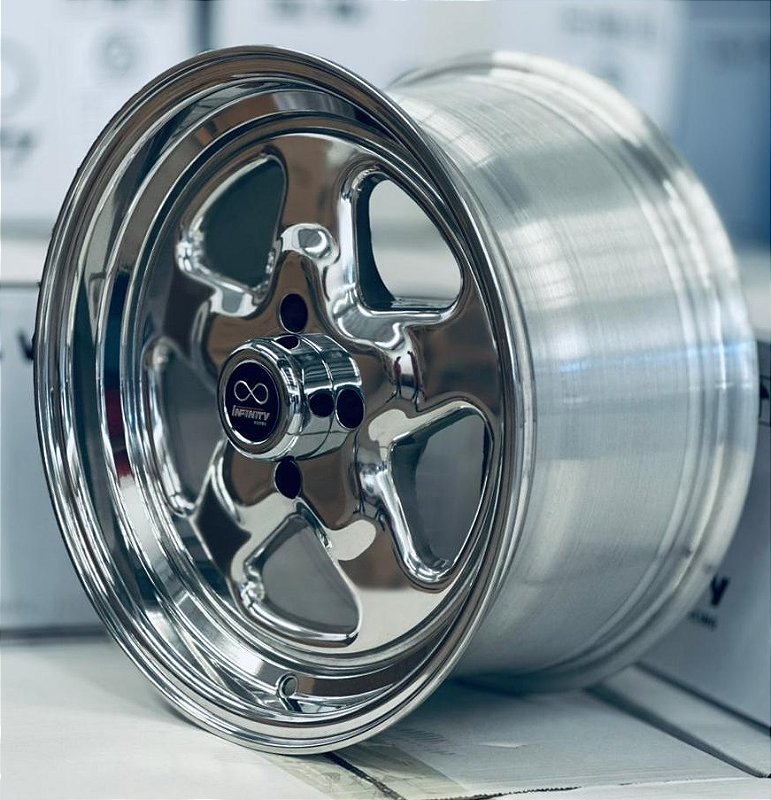 RODAS WELD PRO STAR ARO 15X7,5 FURAÇÃO 4X100 POLIDAS - Perfecta Rodas