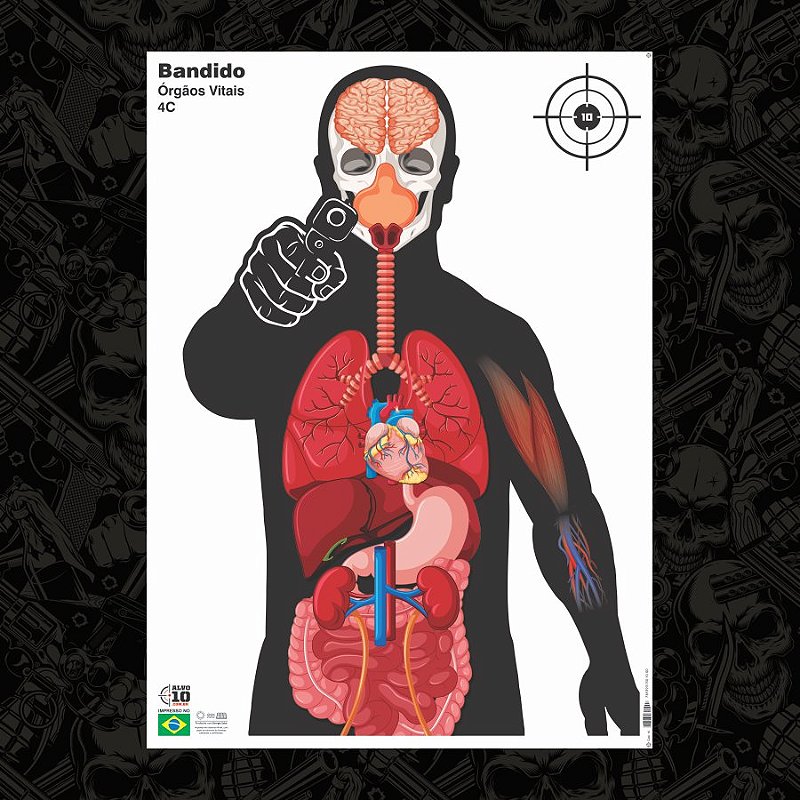 Alvo De Tiro Zumbi Para Imprimir Catálogo | Alvos NG