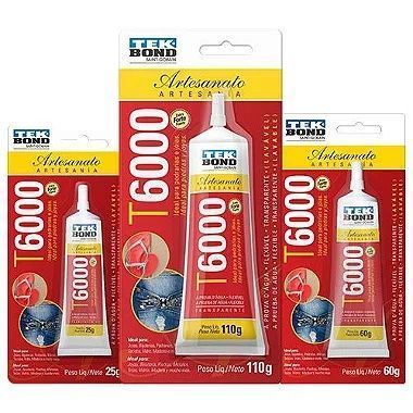 Cola T6000 TekBond 25g - Unidade - Encontro das Fitas