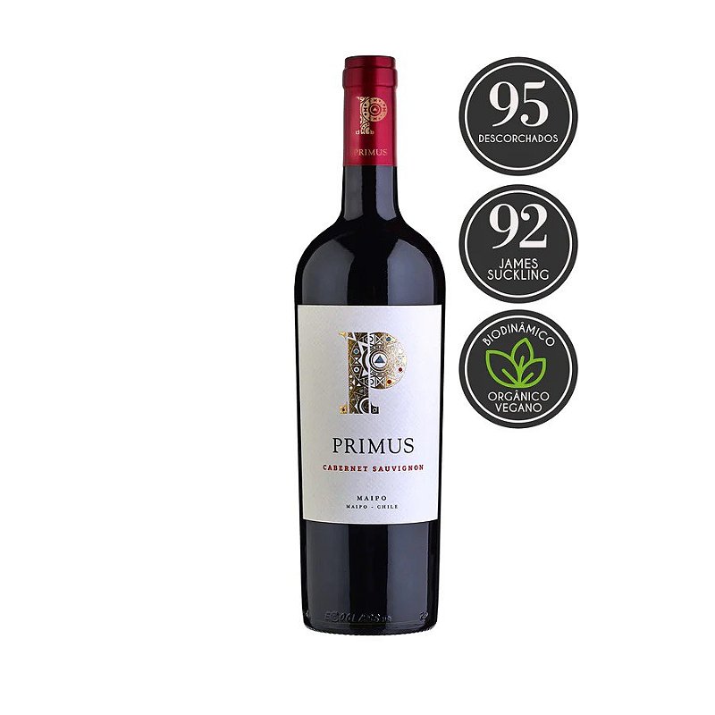 Primus Cabernet Sauvignon 2019 Orgânico - Maison da Mata
