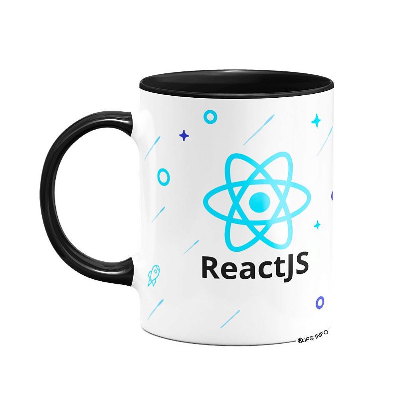 Caneca Dev React JS - B-black - Fun Geek Store