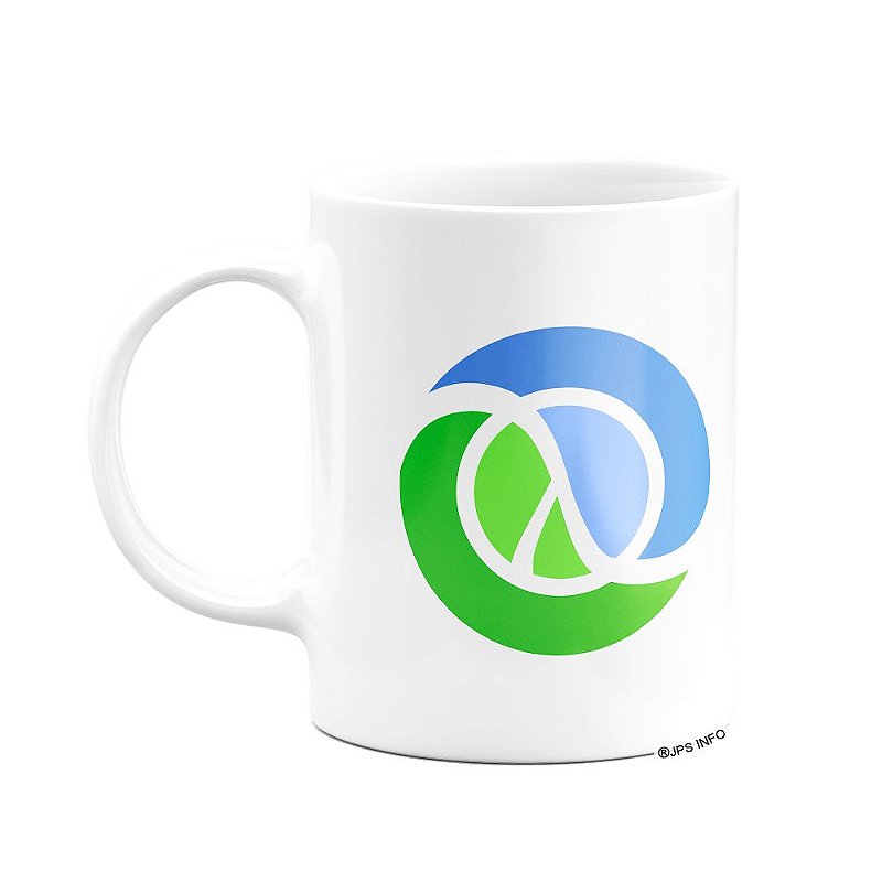 Caneca Dev Clojure Branca - Fun Geek Store