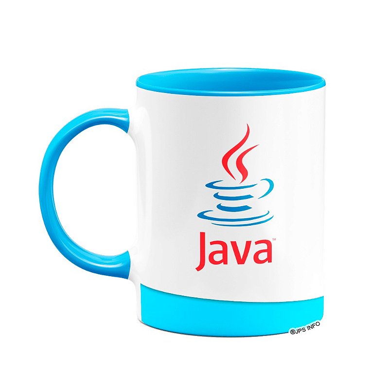 Caneca Dev JAVA B-blue - Fun Geek Store