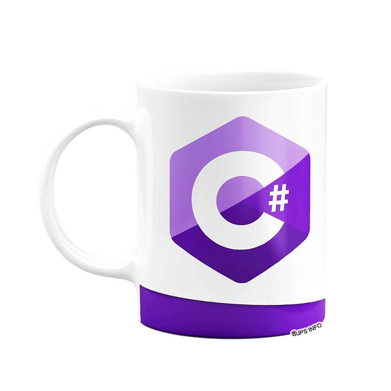 Caneca Dev Linguagem C# Csharp - Fun Geek Store