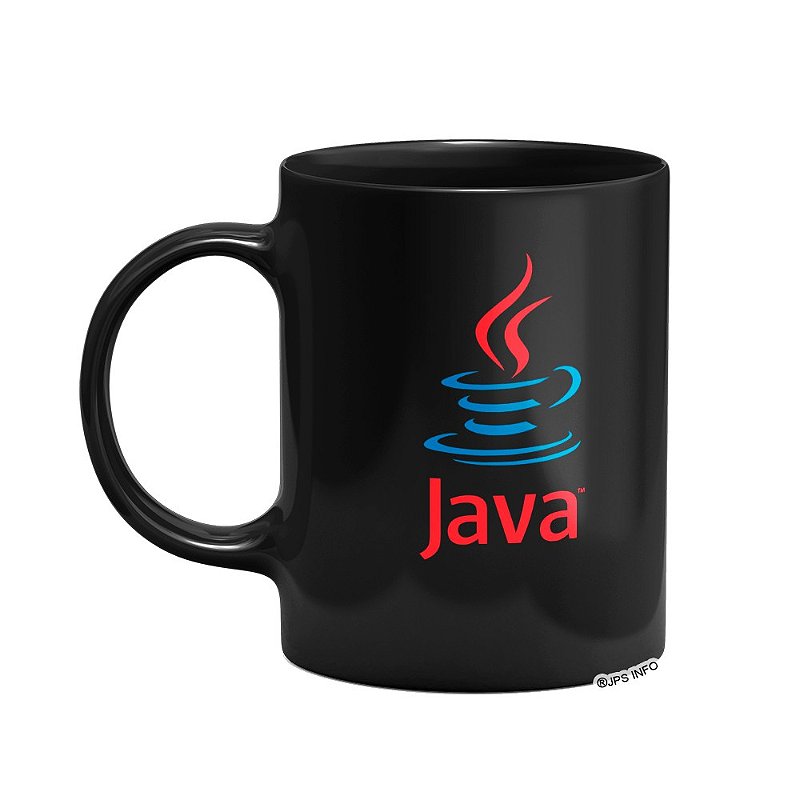 Caneca Dev Linguagem Java - Preta - Fun Geek Store