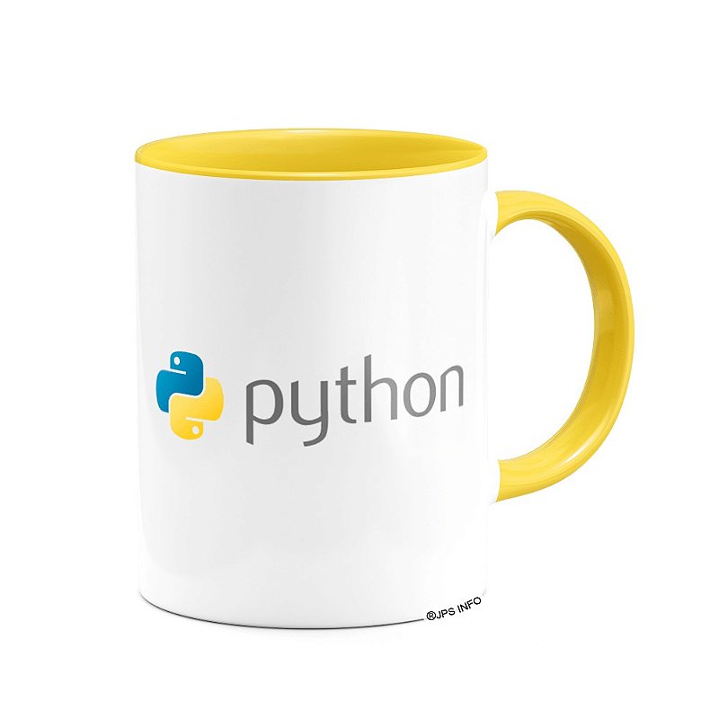 Caneca B-yellow Dev Python (Saldo) - JPS INFO