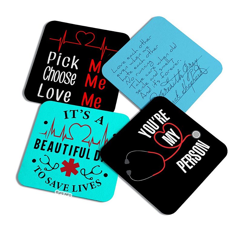 Porta copos - Grey's Anatomy (Saldo) - Fun Geek Store