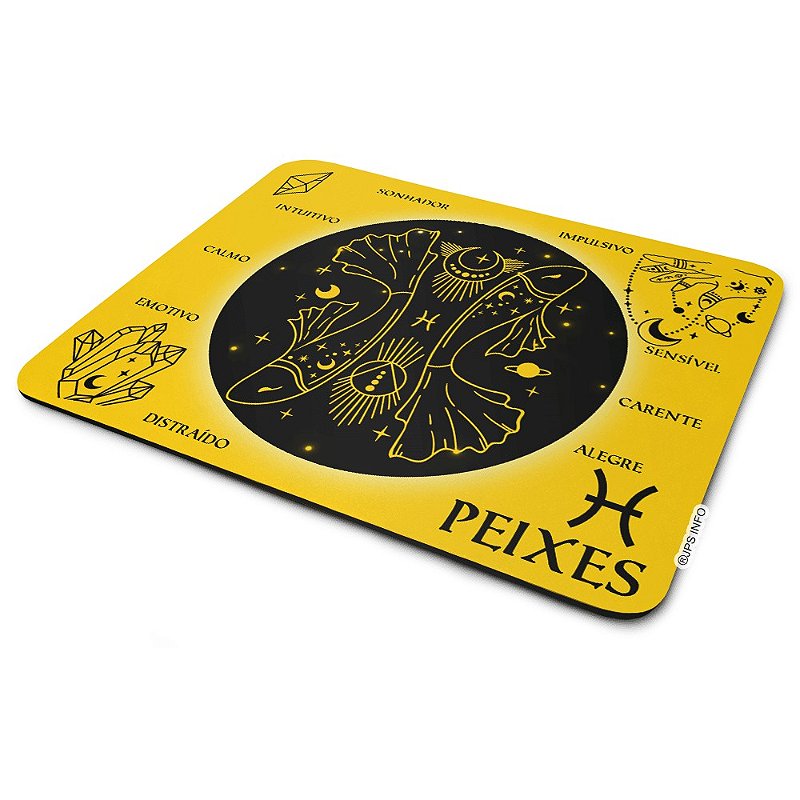 Mouse Pad Signos - Peixes - Fun Geek Store