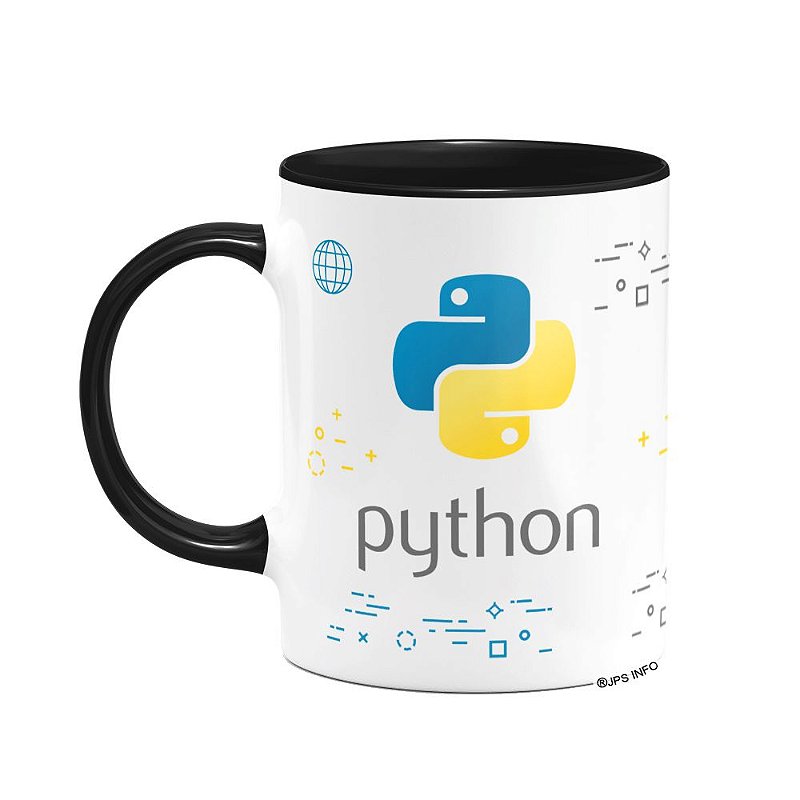Caneca Dev - Python New - B-black - Fun Geek Store