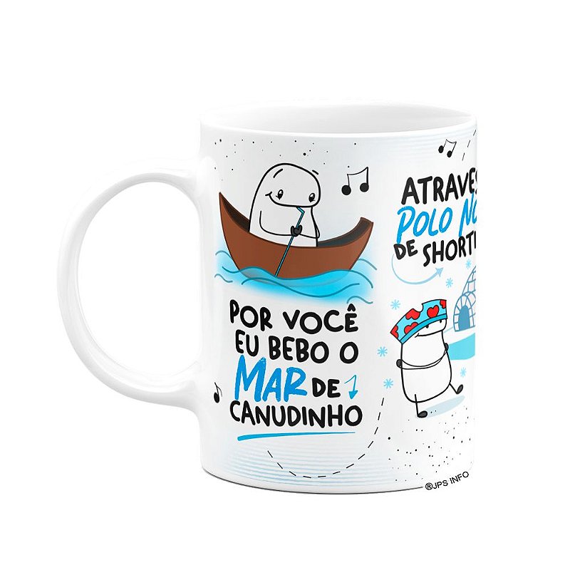 Caneca Flork Namorados - Faço de tudo... - Fun Geek Store