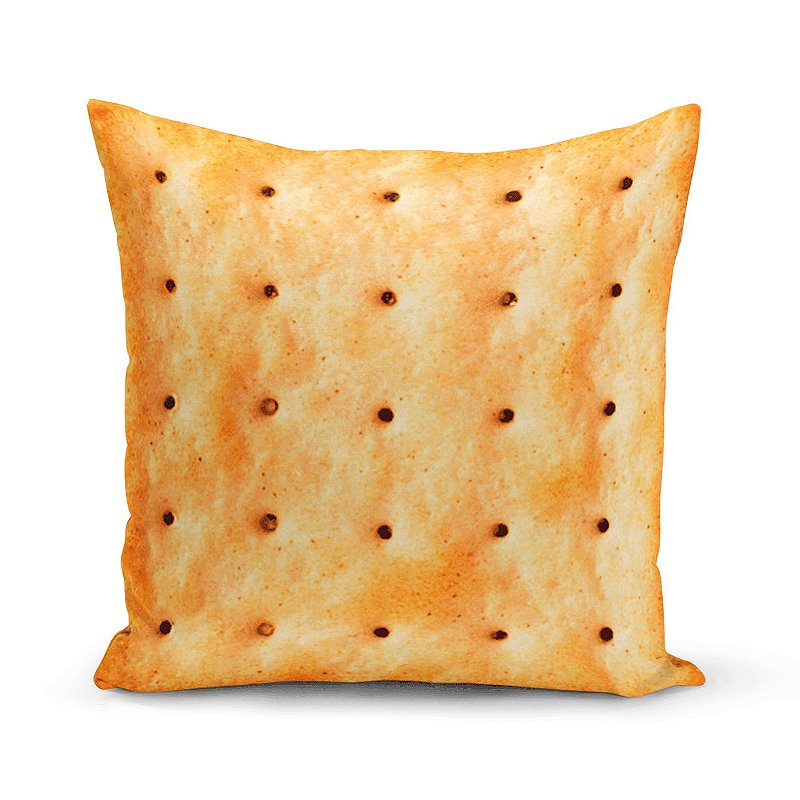 Almofada Divertida - Biscoito Cream cracker - Fun Geek Store