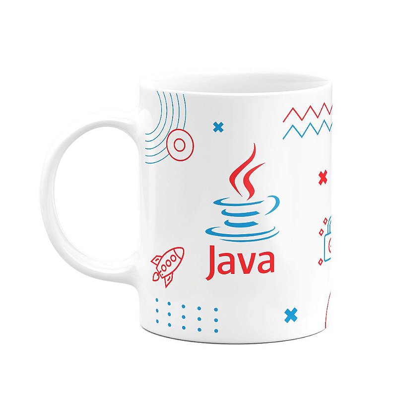 Caneca Dev - New Mug Java - branca - Fun Geek Store