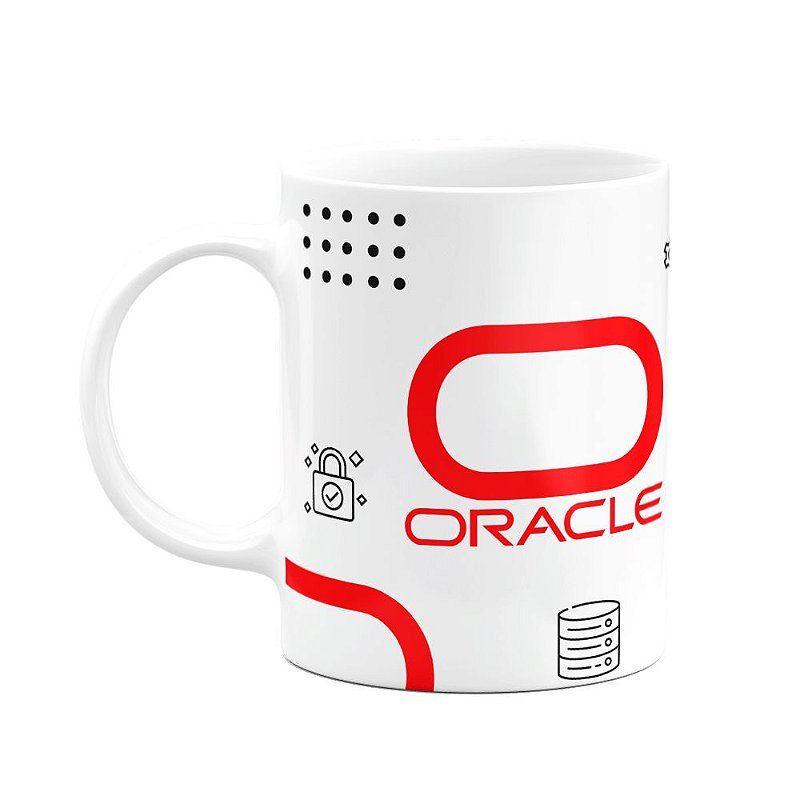 Caneca Dev - New Mug Oracle - branca - Fun Geek Store