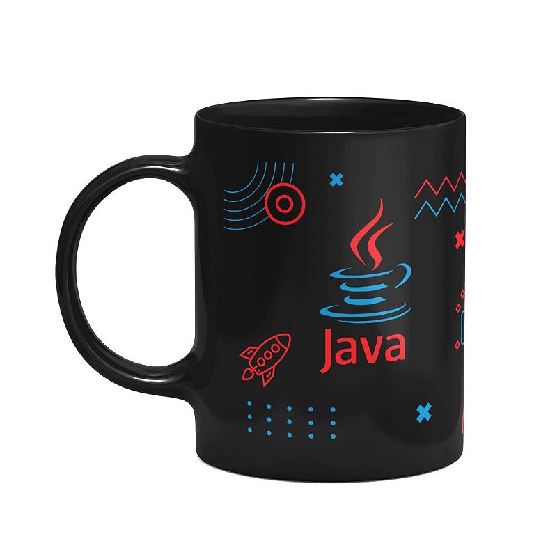 Caneca Dev - New Mug Java - preta - JPS INFO