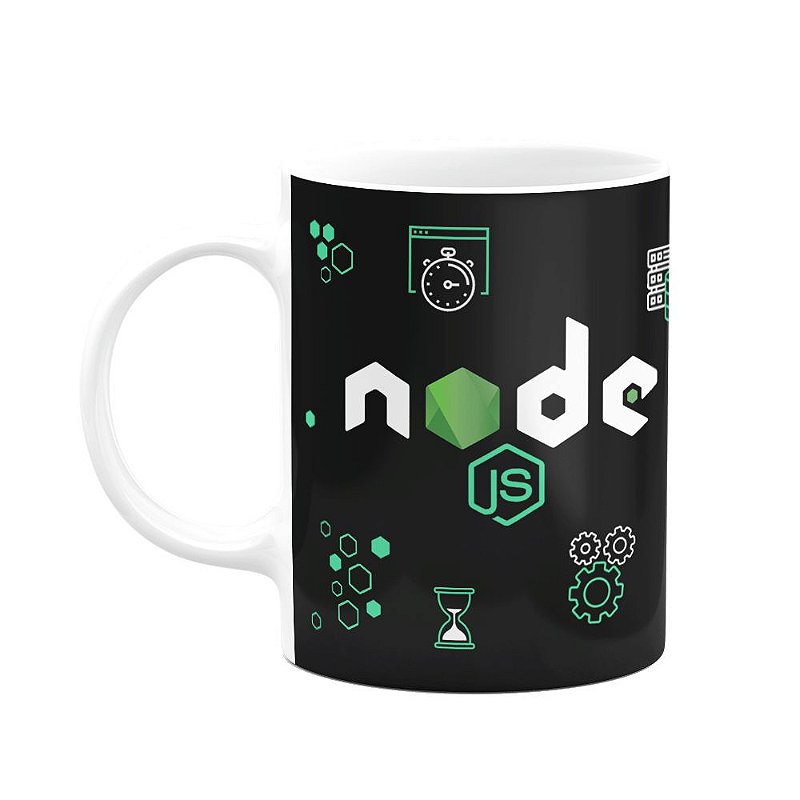 Caneca Dev - New Mug Node JS - B-dark - Fun Geek Store