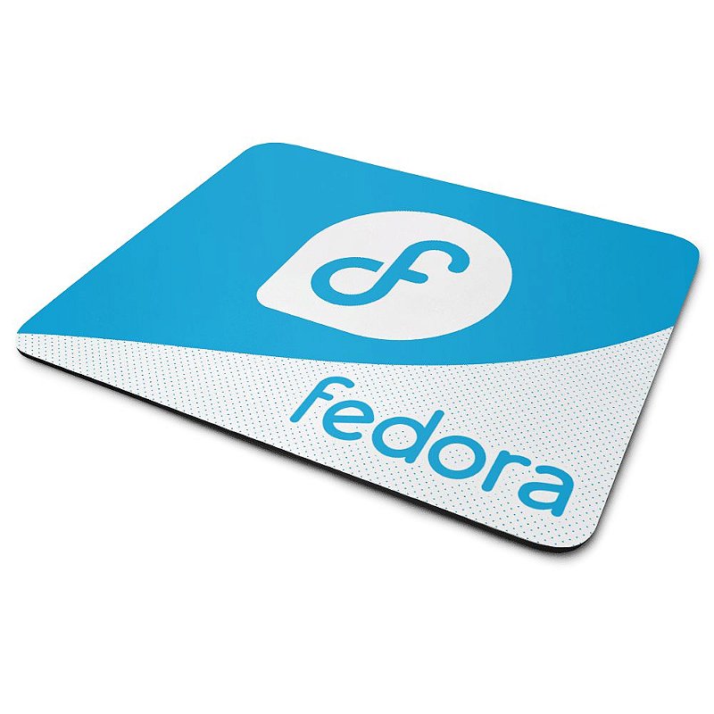 Mouse Pad Geek Linux - New LightBLue Fedora Linux - Fun Geek Store