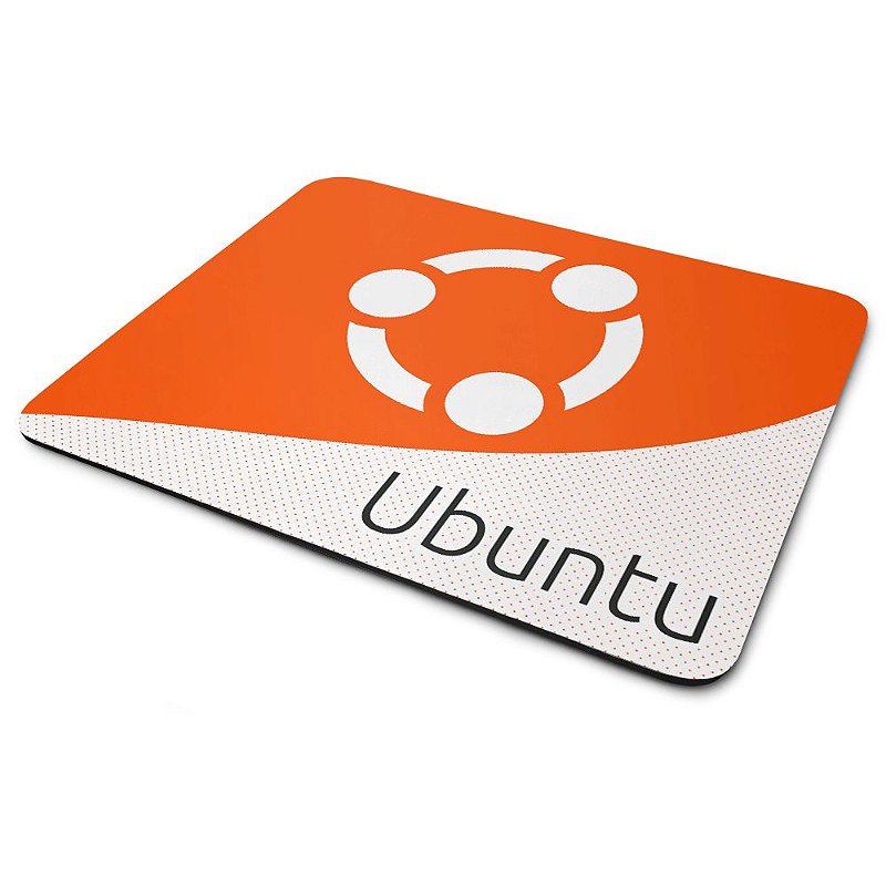 Mouse Pad Geek Linux - New LightOrange Ubuntu Linux - Fun Geek Store