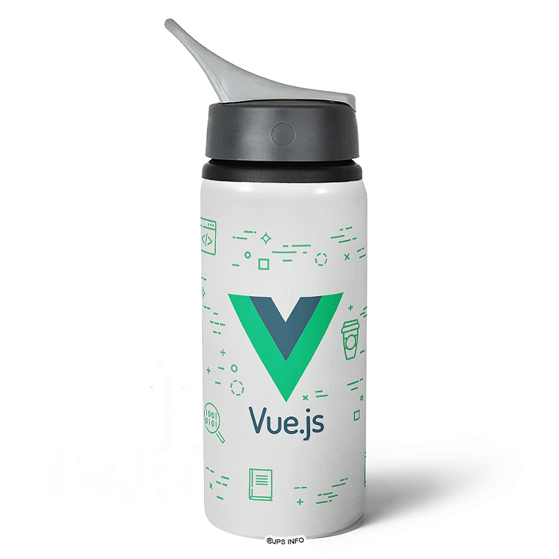 Garrafa Squeeze NK - Dev Programador - Vue JS - Fun Geek Store Garrafa Squeeze NK - Dev Programador - Vue JS - Fun Geek Store