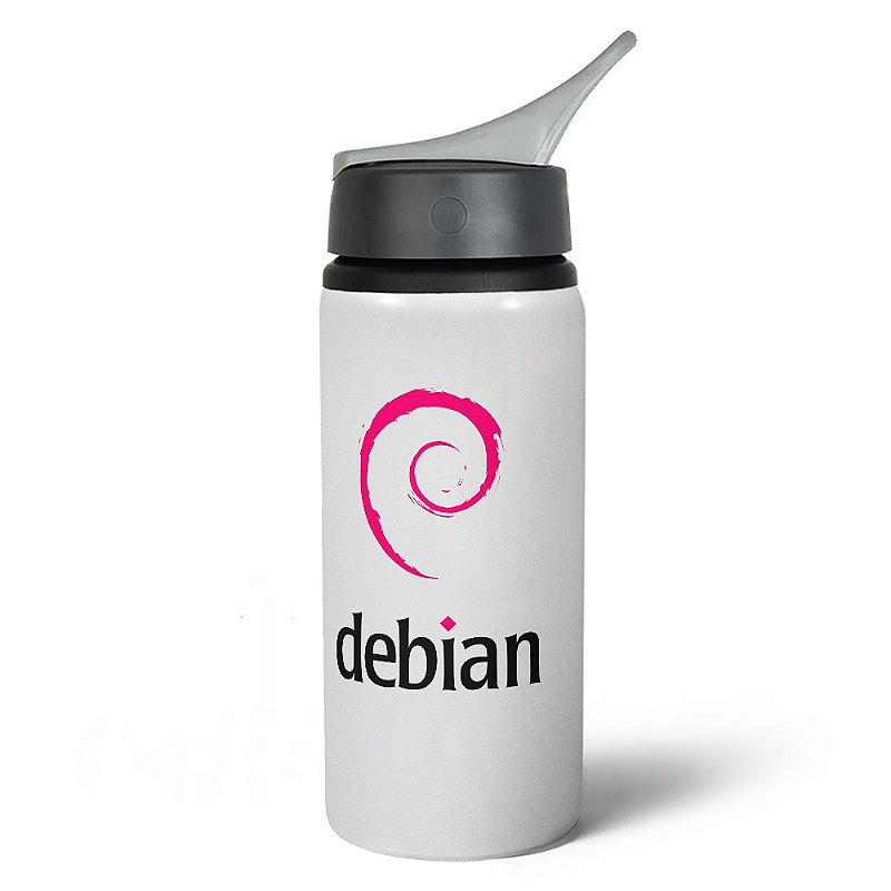Garrafa Squeeze NK Geek Linux - Debian Linux - 600ml - Fun Geek Store