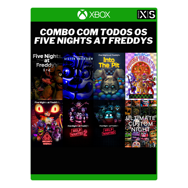 Five Nights at Freddy’s Xbox – Coleção Completa Todos os Jogos | FNAF ...