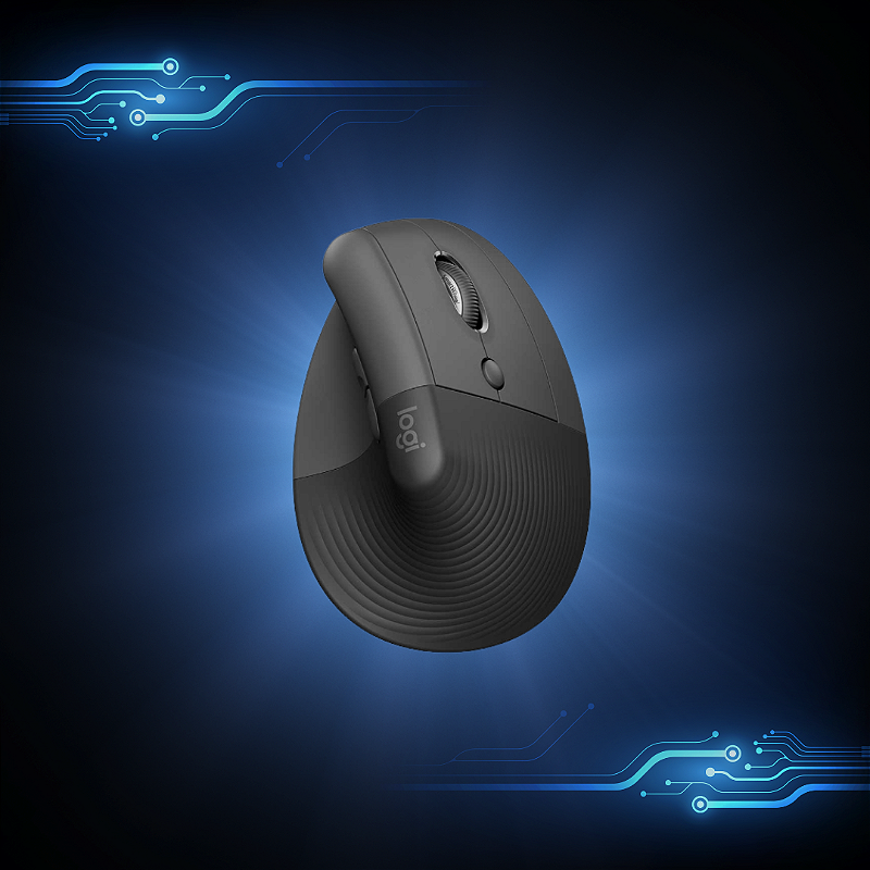 Mouse Logitech Ergonomico Vertical Lift Sem Fio - CyberTech Venda e ...