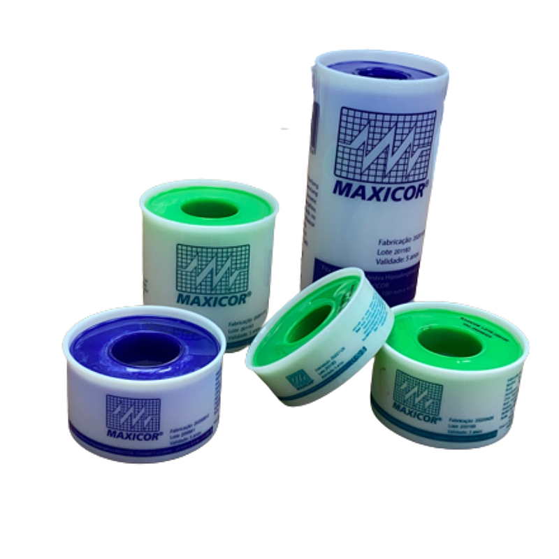 Fita Cirúrgica Adesiva Hipoalergênica Branca MAXICOR - Fixação Segura ...