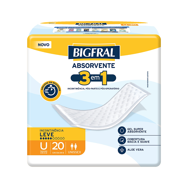 Absorvente Pós Parto 3 em 1 - Proteção Máxima - Supermédica ...