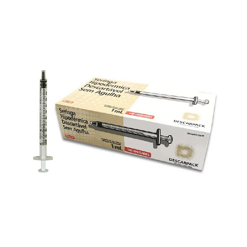 Seringa Descartável Para Insulina Sem Agulha 1ml - Supermédica ...