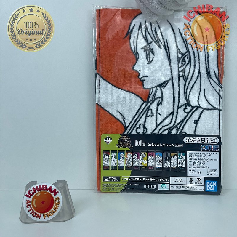TOALHA NAMI 100° ANIVERSARY ICHIBAN KUJI 100% ORIGINAL LACRADO - ICHIBAN ACTION FIGURES