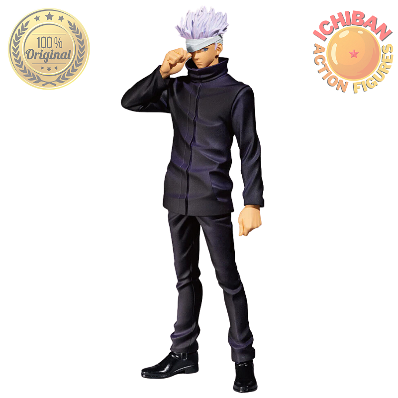 GOJO SATORU BANDANA BRANCA JUJUTSU KAISEN 0 THE MOVIE DXF BANPRESTO 100 ...