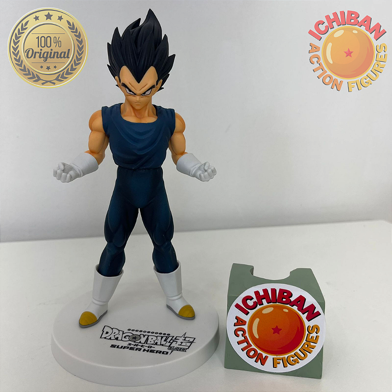 VEGETA DXF DB SUPER HERO FORMA BASE BANPRESTO 100% ORIGINAL SEM CAIXA - ICHIBAN ACTION FIGURES
