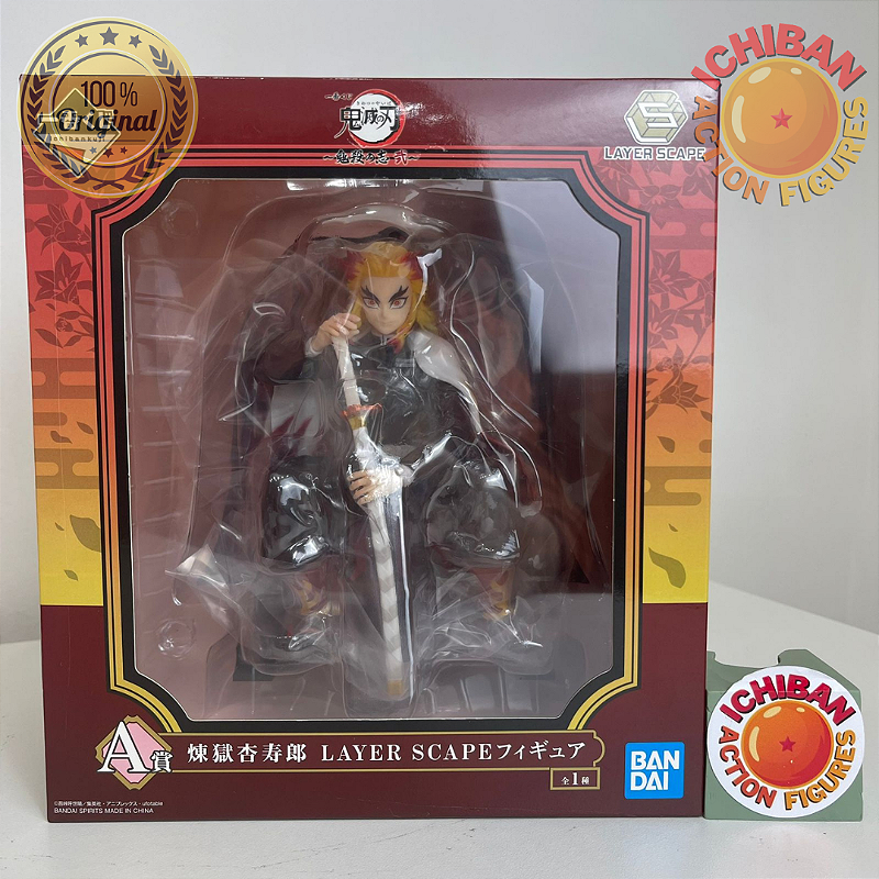 KYOJURO RENGOKU DEMON SLAYER LAYER SCAPE ICHIBAN KUJI LETRA A BANDAI 100% ORIGINAL LACRADO ...